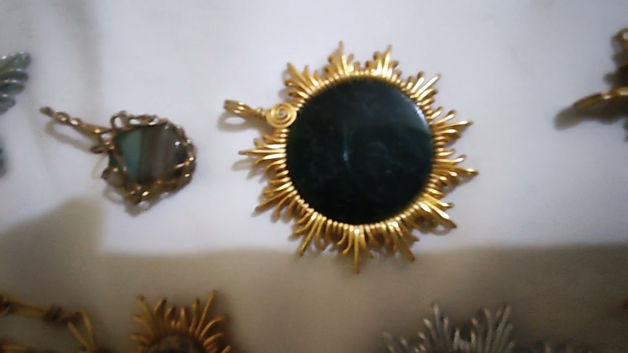 dijes de sol, alambrismo.artesano joyero Ebel Garcés. - YouTube