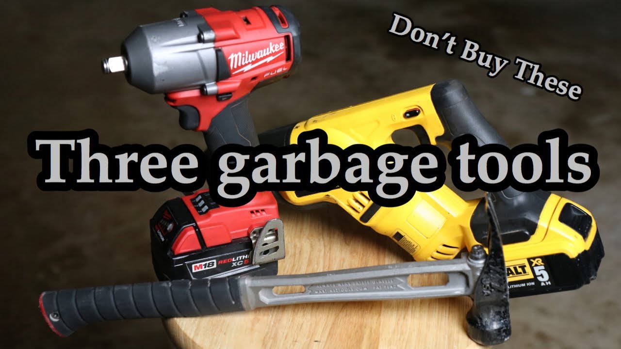 Three Horrible Tools (do not buy them) - YouTube