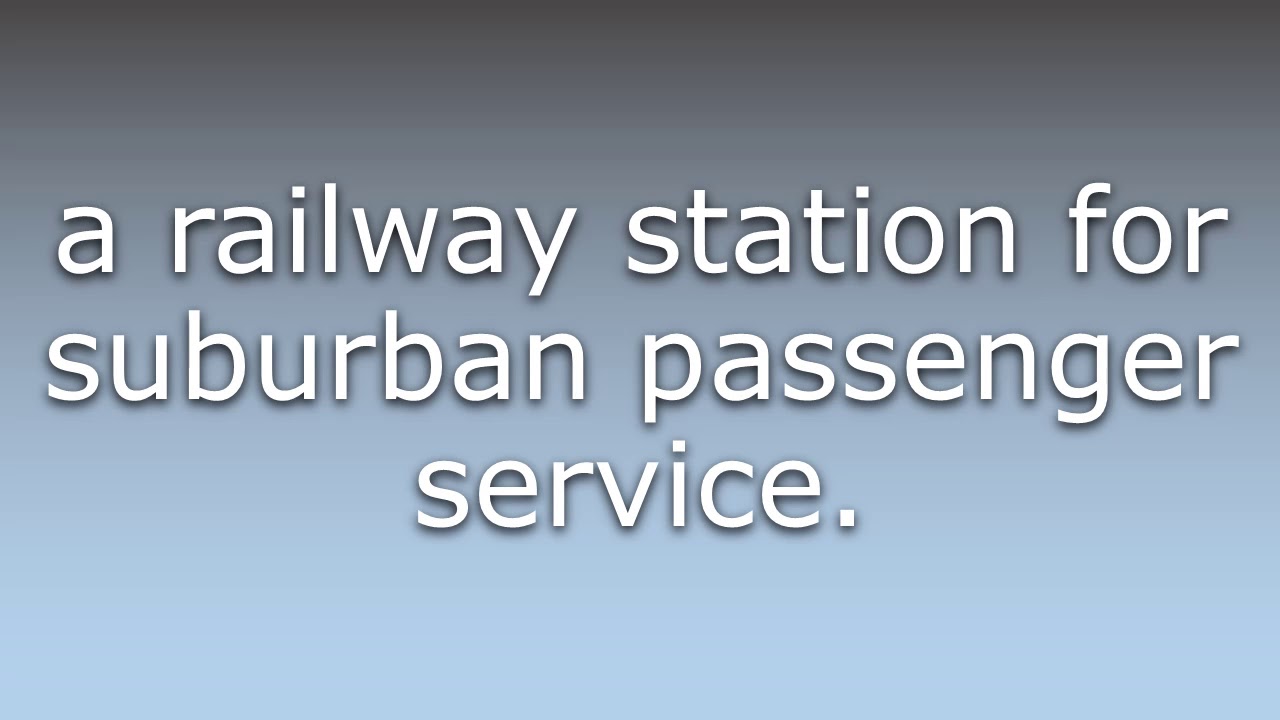 What does Metro station mean? - YouTube