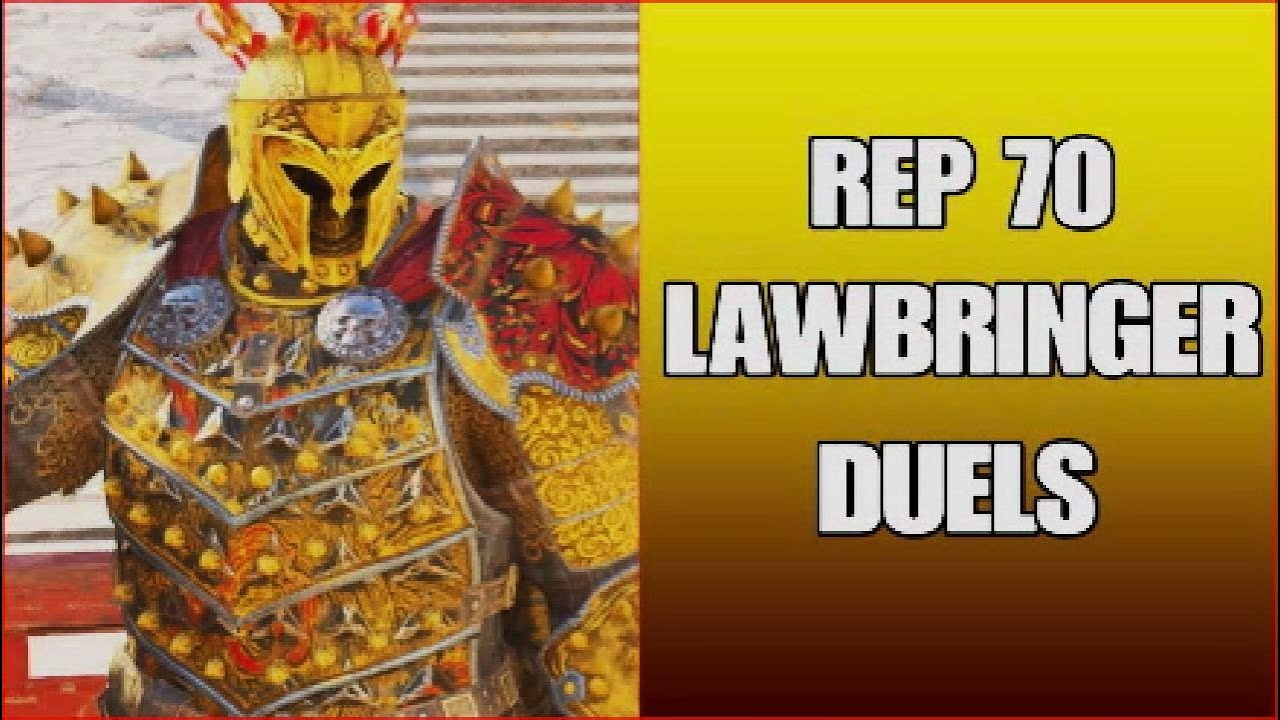 Fighting a Scripting Kensei - For Honor Rep 70 Lawbringer Duels - YouTube