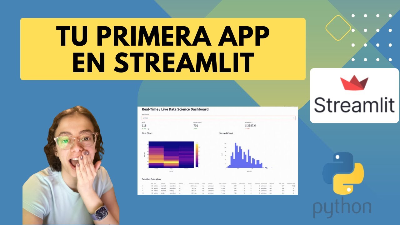 Programa tu primera app en STREAMLIT (Python) - YouTube