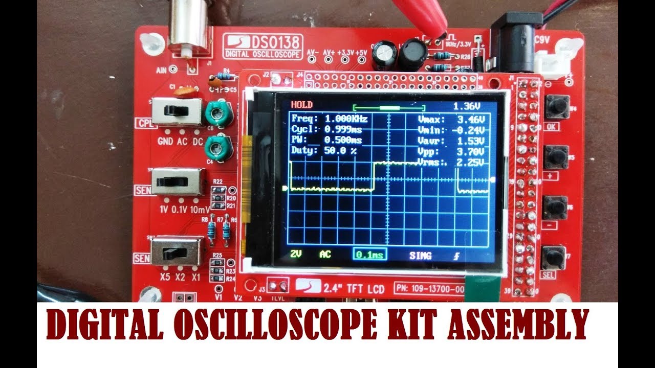 Digital Oscilloscope Kit Assembly - YouTube