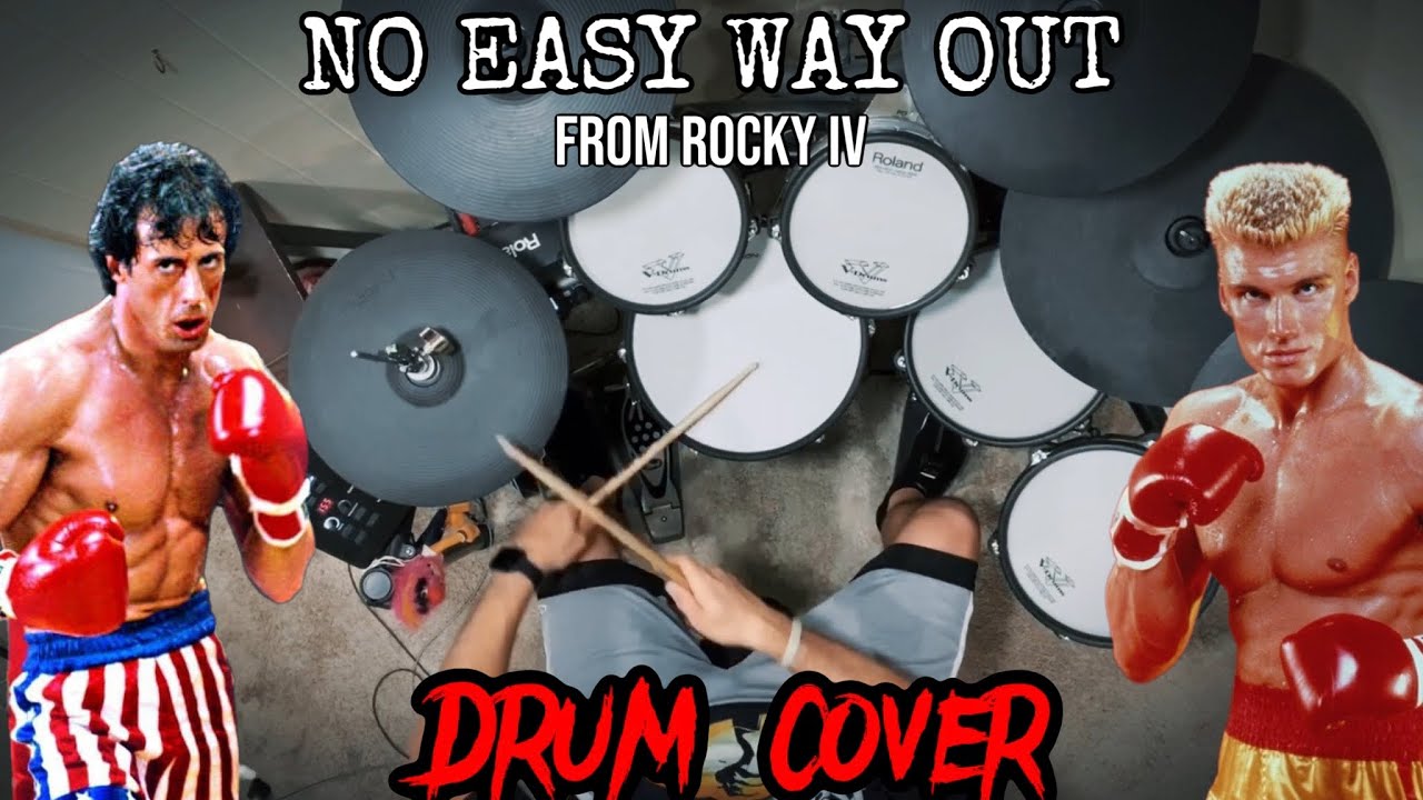 No Easy Way Out by Robert Tepper from Rocky IV Drum Cover Only - YouTube