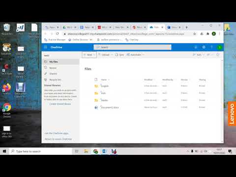 Using One Drive to store files - YouTube