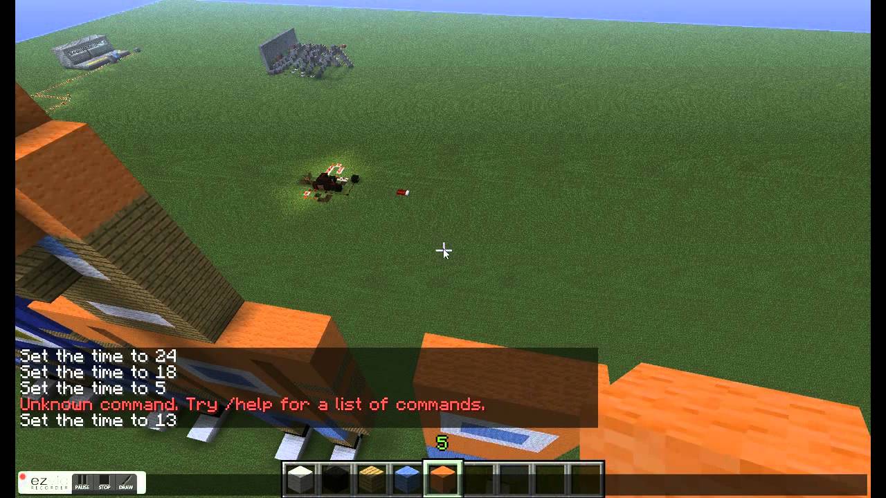 Minecraft WWE how to make John cena statues - YouTube