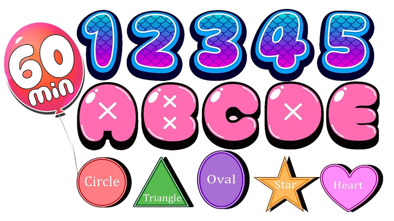 ABC Song, Counting Numbers & Learn Colors For Kids + More Educational ...