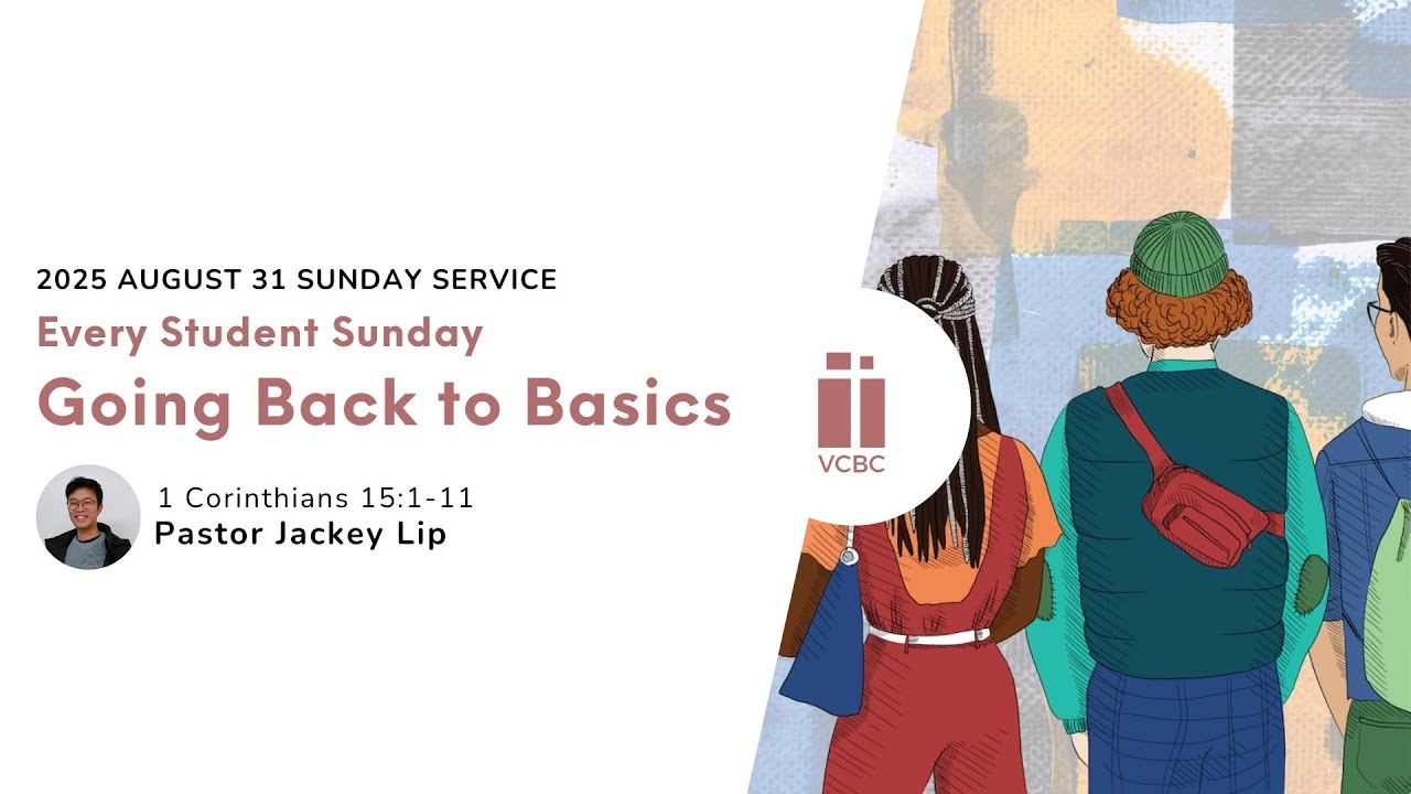 (August 31 2025) VCBC English Worship Service - Every Student Sunday ...