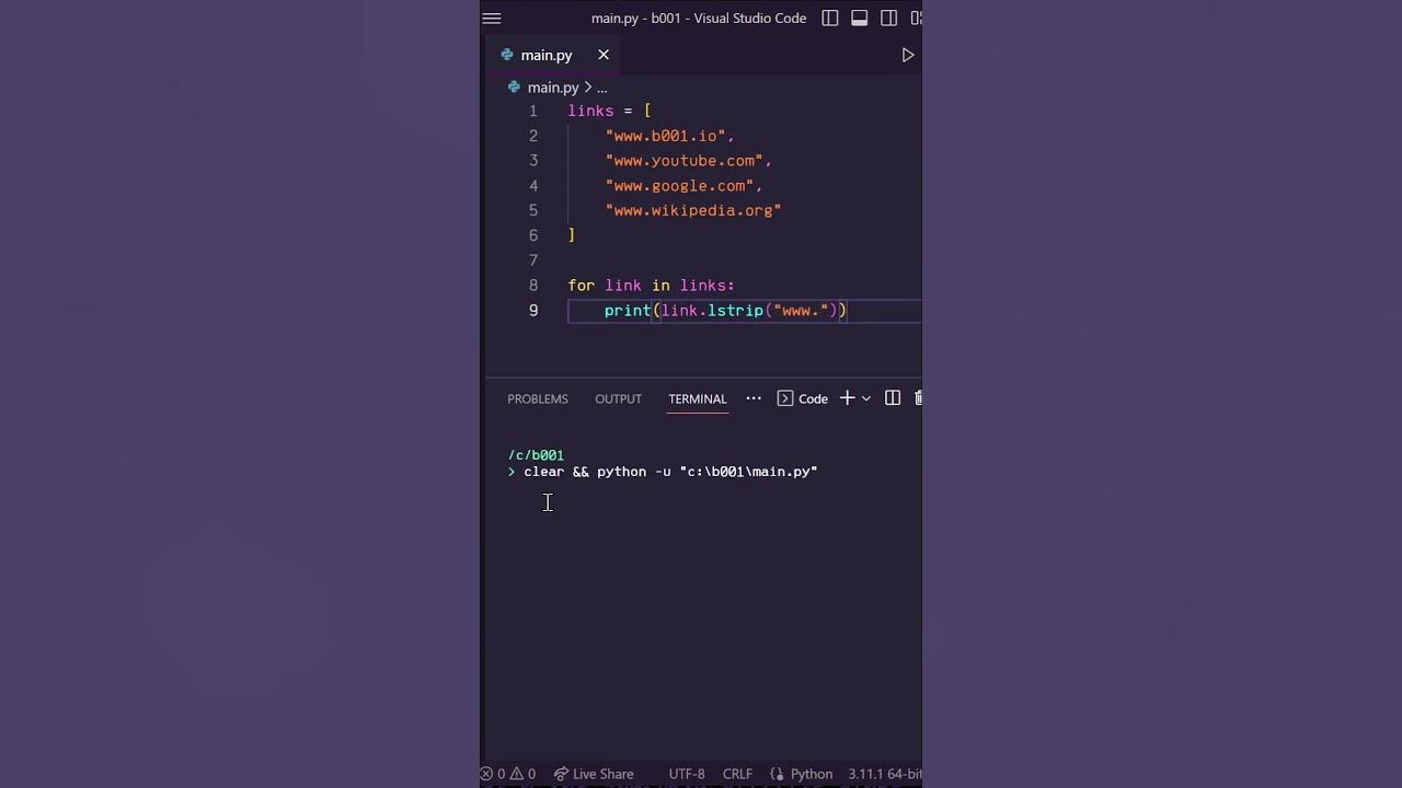 EASY Python Mistake!! #python #programming #coding - YouTube