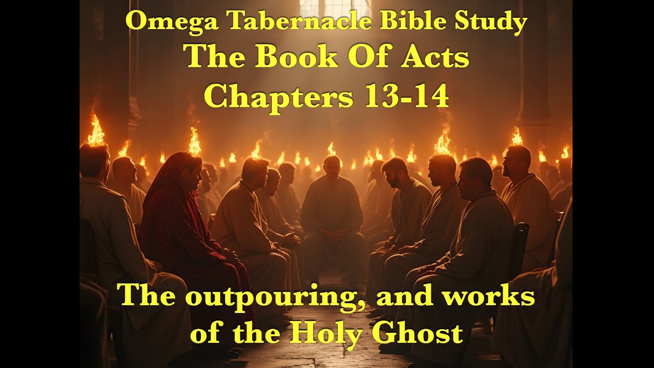 Acts Chapters 13-14, 6/19/2025, Live Bible Study, Omega Tabernacle, OH - YouTube