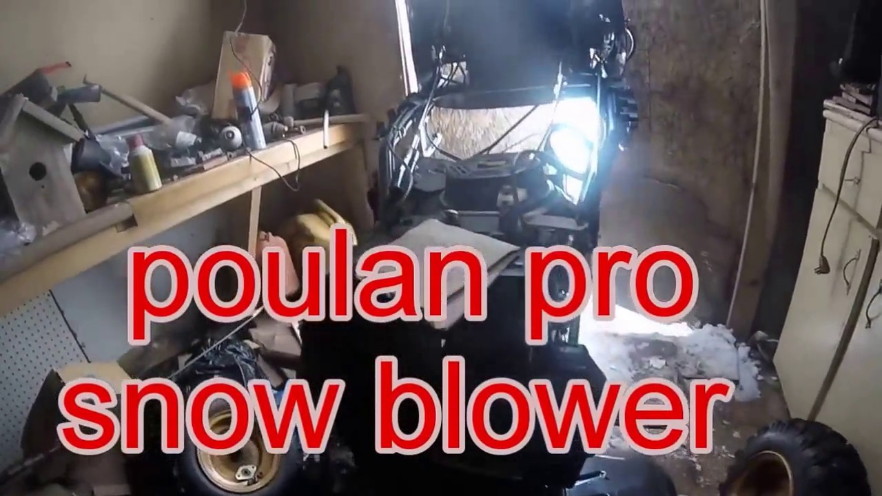 poulan pro snowblower friction disk and drive plate meltdown - YouTube
