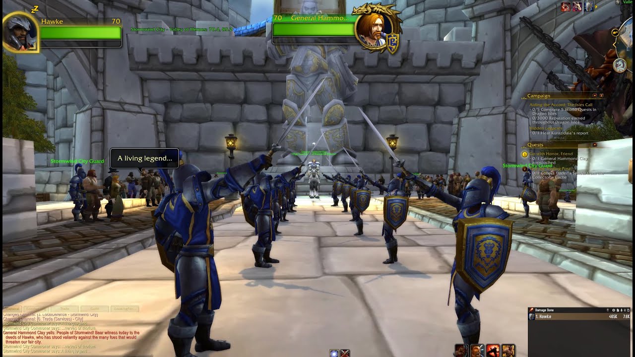 World of Warcraft Vanessa Vanclef Returns Lionguard Ensemble Lions ...