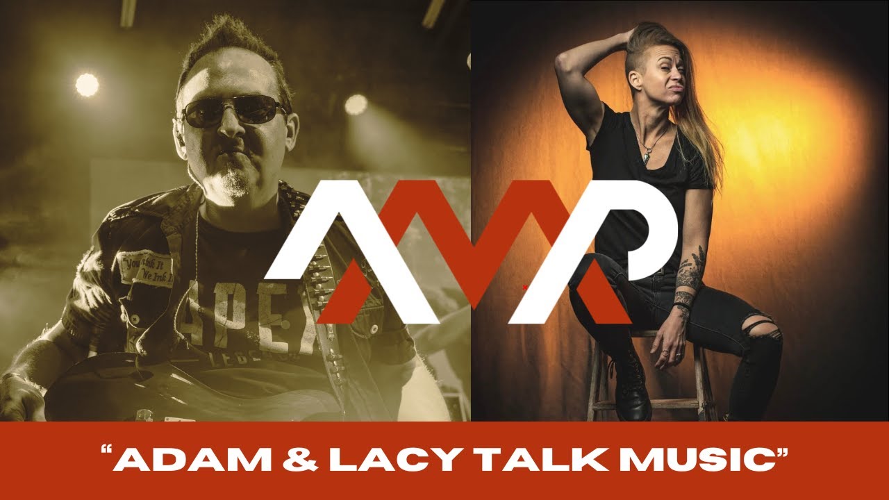 Lacy and Adam from AMP talk music - #musictalk #femalerockers - YouTube