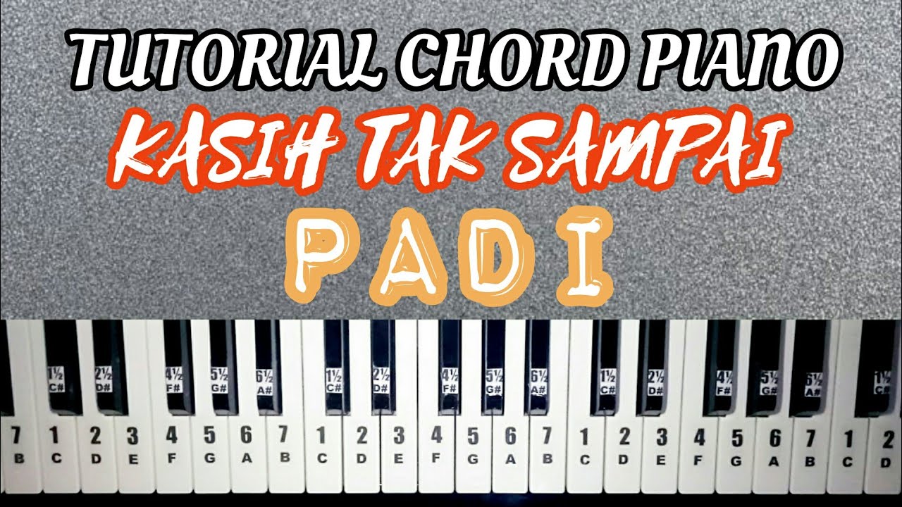 TUTORIAL CHORD KASIH TAK SAMPAI - PADI REBORN - YouTube