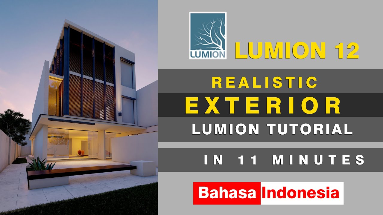 Tutorial Lumion 12 - Tutorial 60 - TUTORIAL REALISTIC EXTERIOR - YouTube