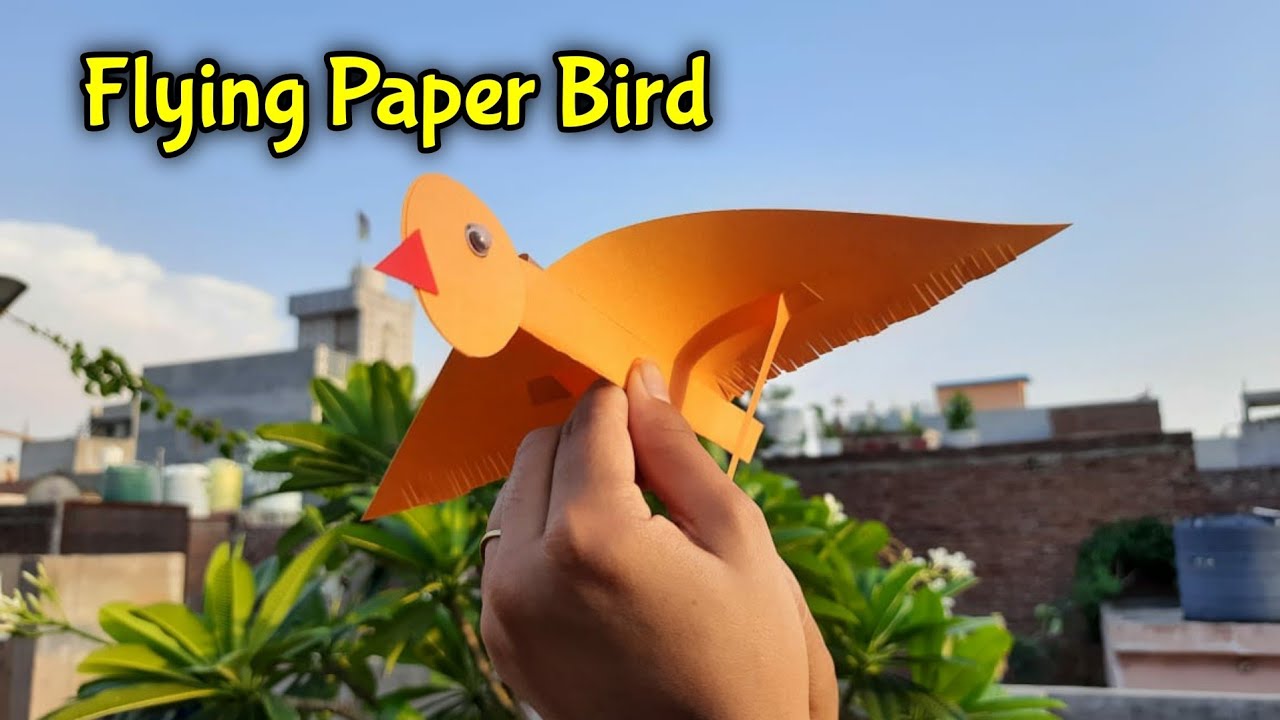 Paper Flying Bird | Paper Activity | Easy DIY | Kids Learning Activity ...
