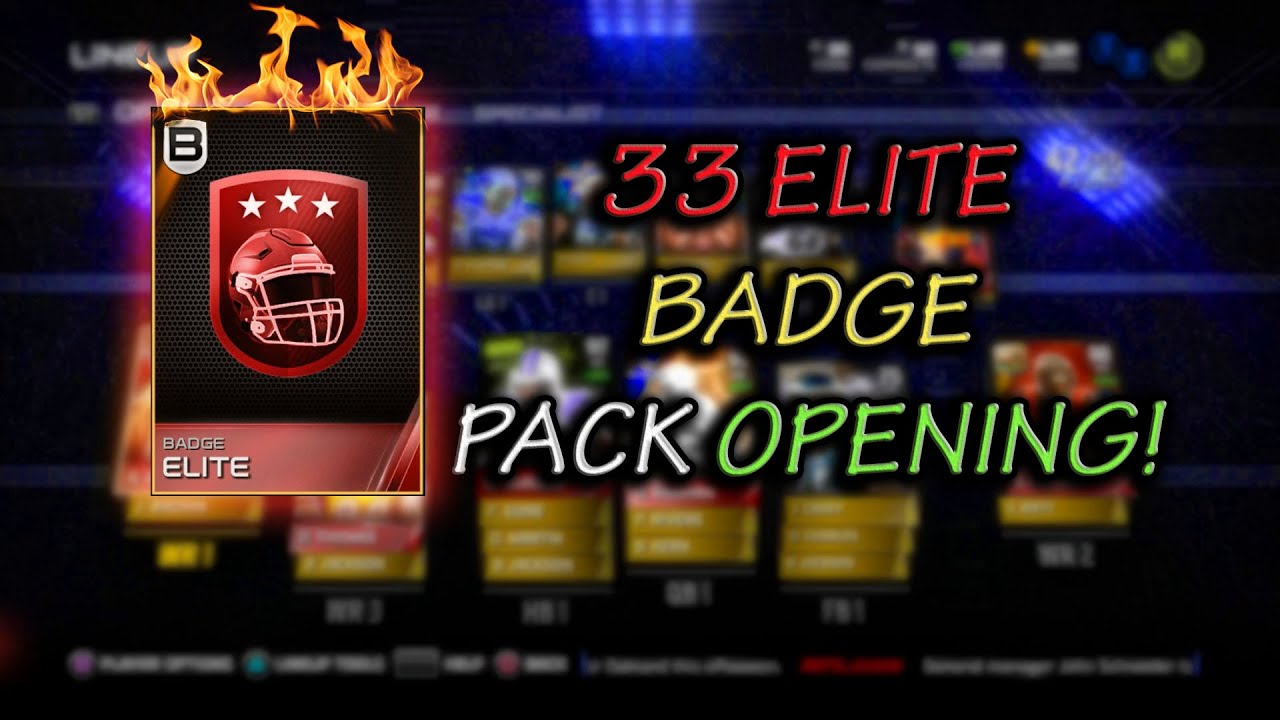 Madden 15 PS4 Ultimate Team Mode Gameplay - Elite Badge Pack Opening ...