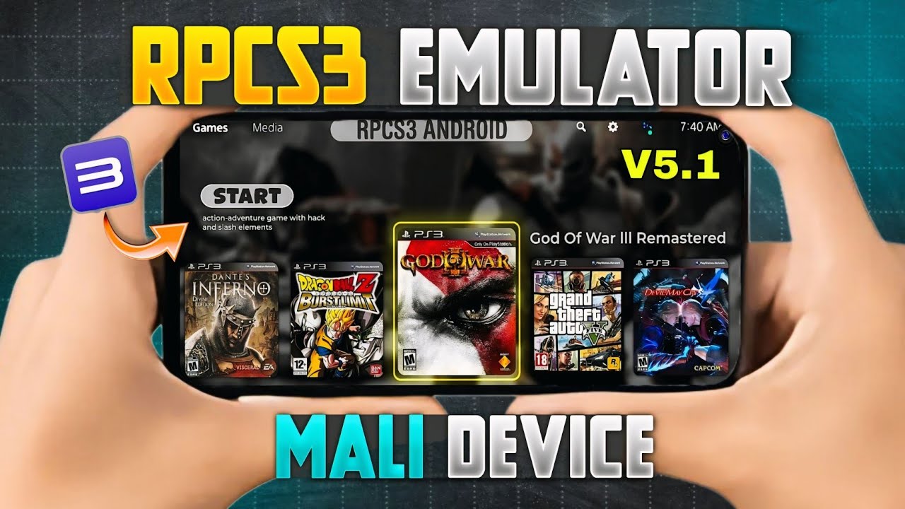 🔥RPCS3 Android v5.1 - PS3 Emulator for Mali Devices! - YouTube