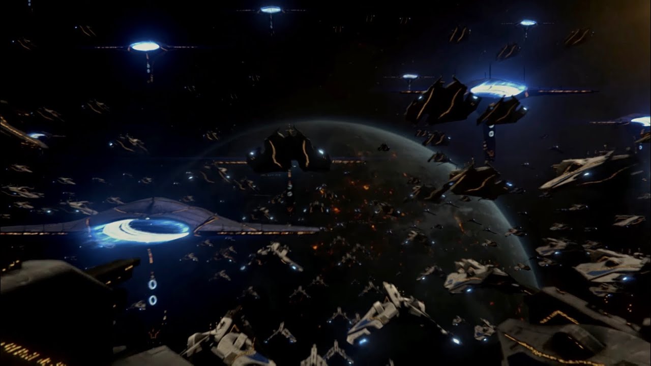 Mass Effect 3 - Send Entire Fleet to Attack the Reapers - Cinematic ...