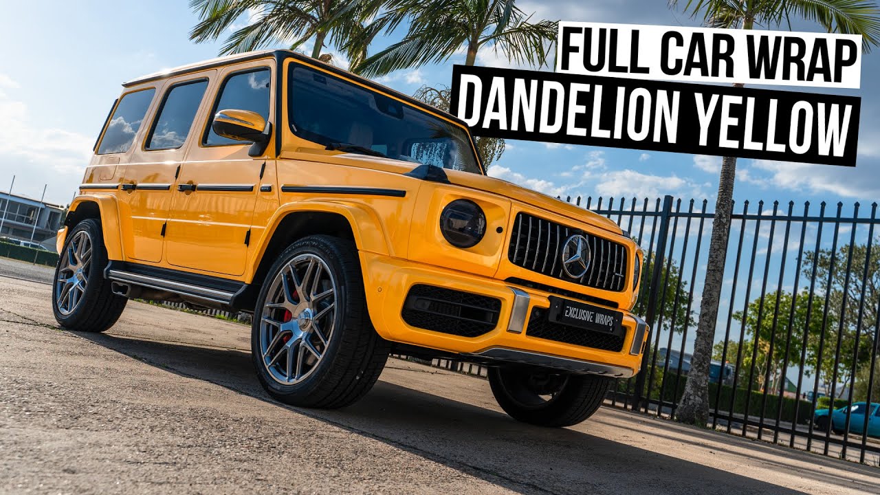 INOZETEK Supergloss Metallic Dandelion Yellow | Mercedes-Benz G63 AMG ...
