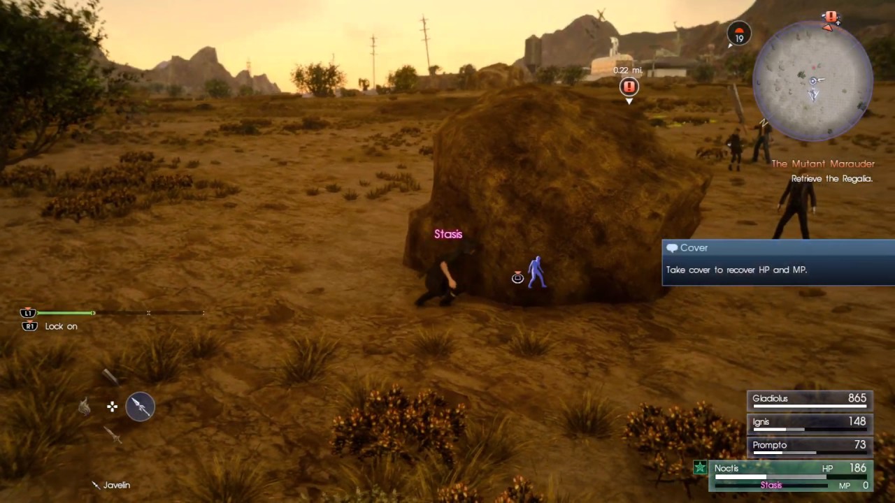 FINAL FANTASY XV Massive early EXP Cactuar location - YouTube