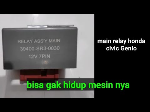 Main Relay Honda Civic Genio - YouTube