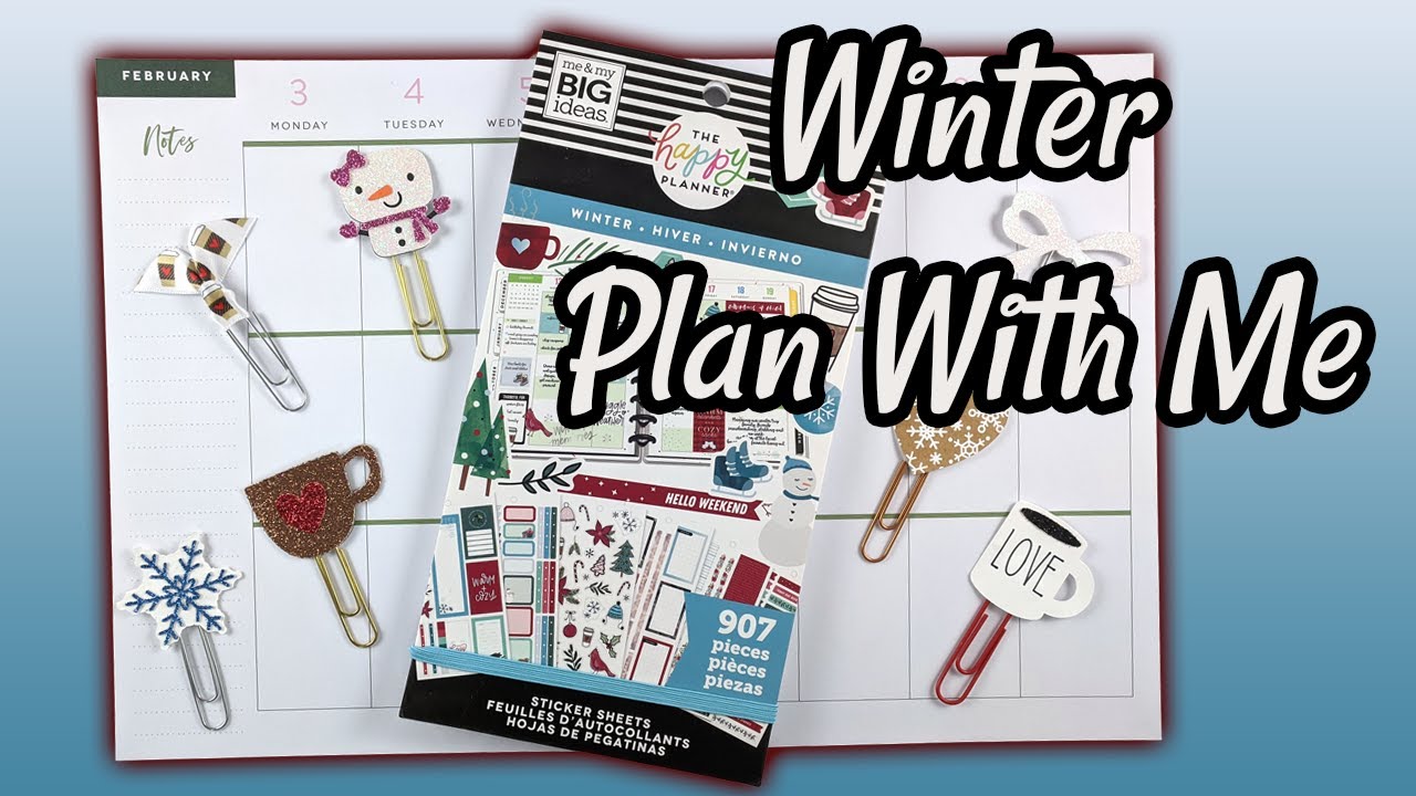 Happy Planner Classic || Plan with me February 3-9 || Ft. The Happy ...
