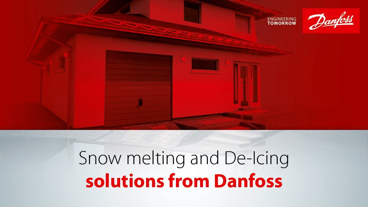Snow melting and De Icing solutions from Danfoss - YouTube