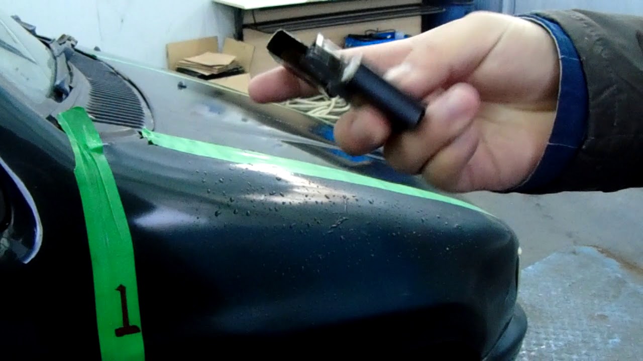 spary and wipe coating effect-9H nano hydrophobic coating - YouTube