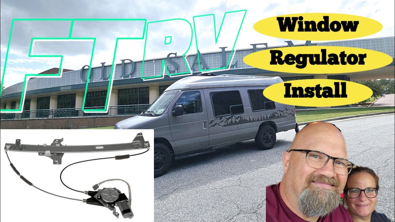 How To Install A Window Regulator In A 1992 To Present Ford Van - E150, E250, E350 - YouTube