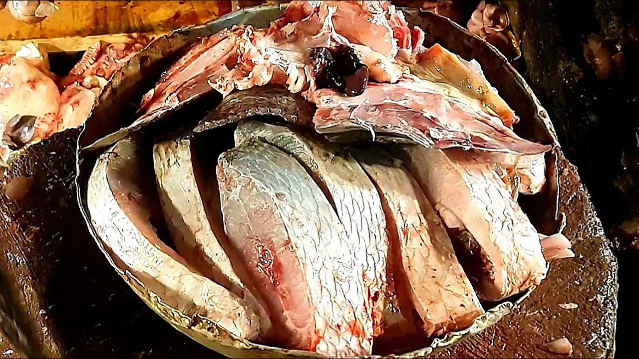 Fastest Kural Fish Cutting | Incredible Huge Kural Fish Cutting Live In ...