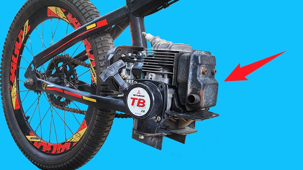 I wish NASA thought of this sooner! Convert bicycle into motorbike with ...