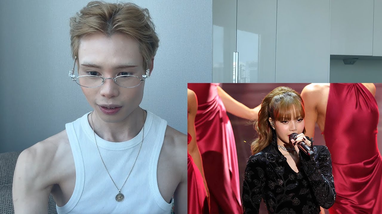 LISA "Live and Let Die" Oscars performance reaction 🌹🖤 ️ - YouTube