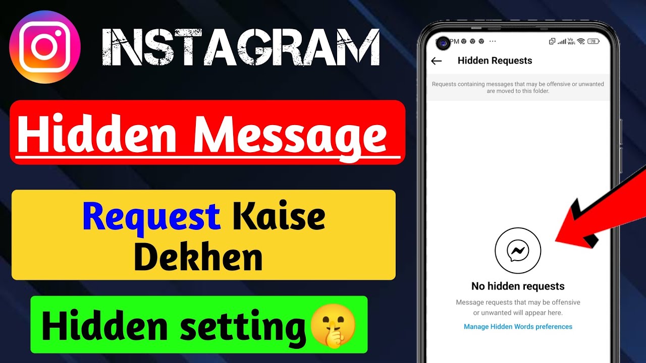 How to see hidden message on Instagram | Instagram hidden message kya ...