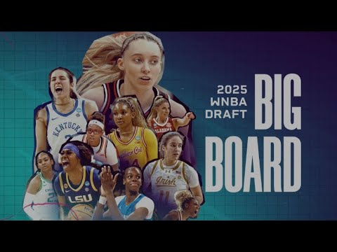 The 2025 WNBA DRAFT LIVE PREDICT! - YouTube