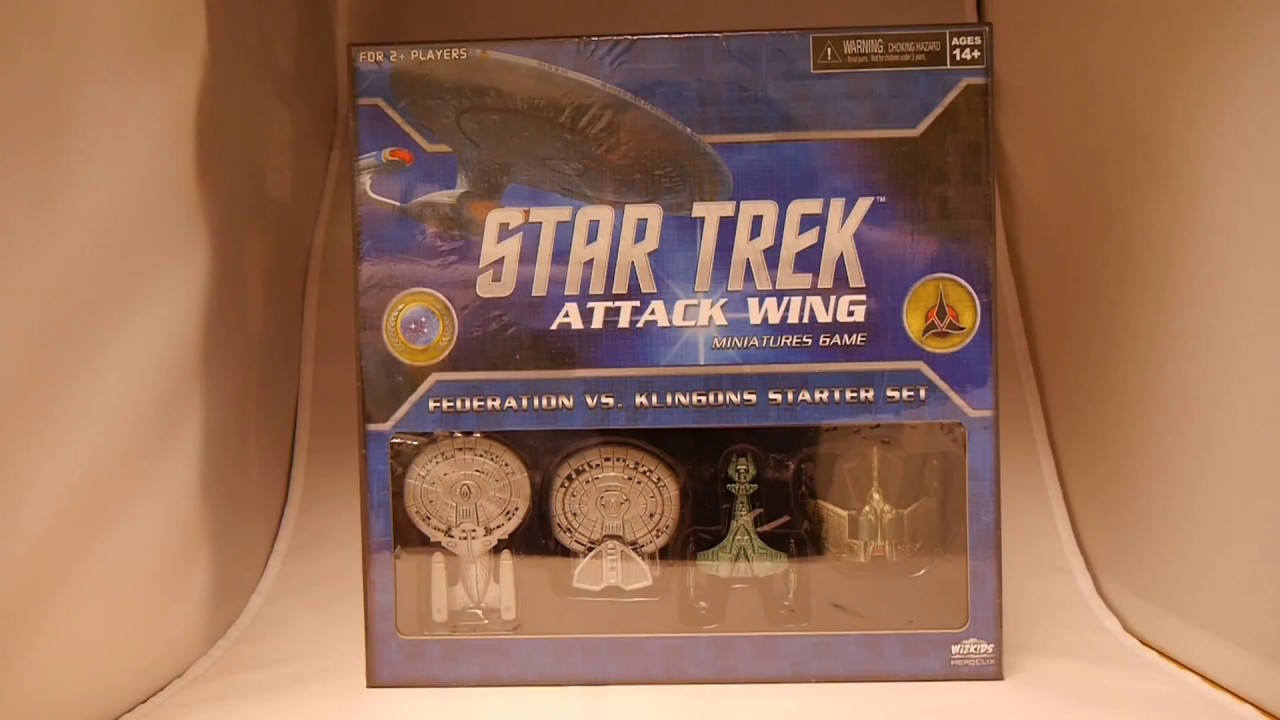 Star Trek: Attack Wing - Federation vs. Klingons Starter Set First Look ...