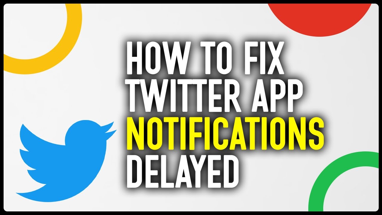 How To Fix Twitter/X App Notifications Delayed - YouTube