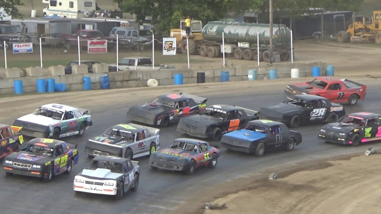 Street Stock Feature at Crystal Motor Speedway, Michigan on 09-17-2017 ...