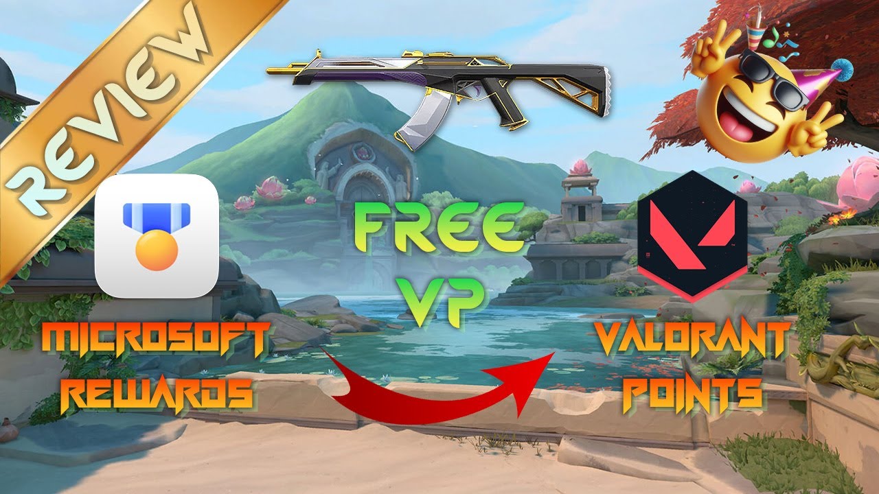 🎖️ Microsoft Reward Points Review to Redeem Free VP in Valorant | How ...