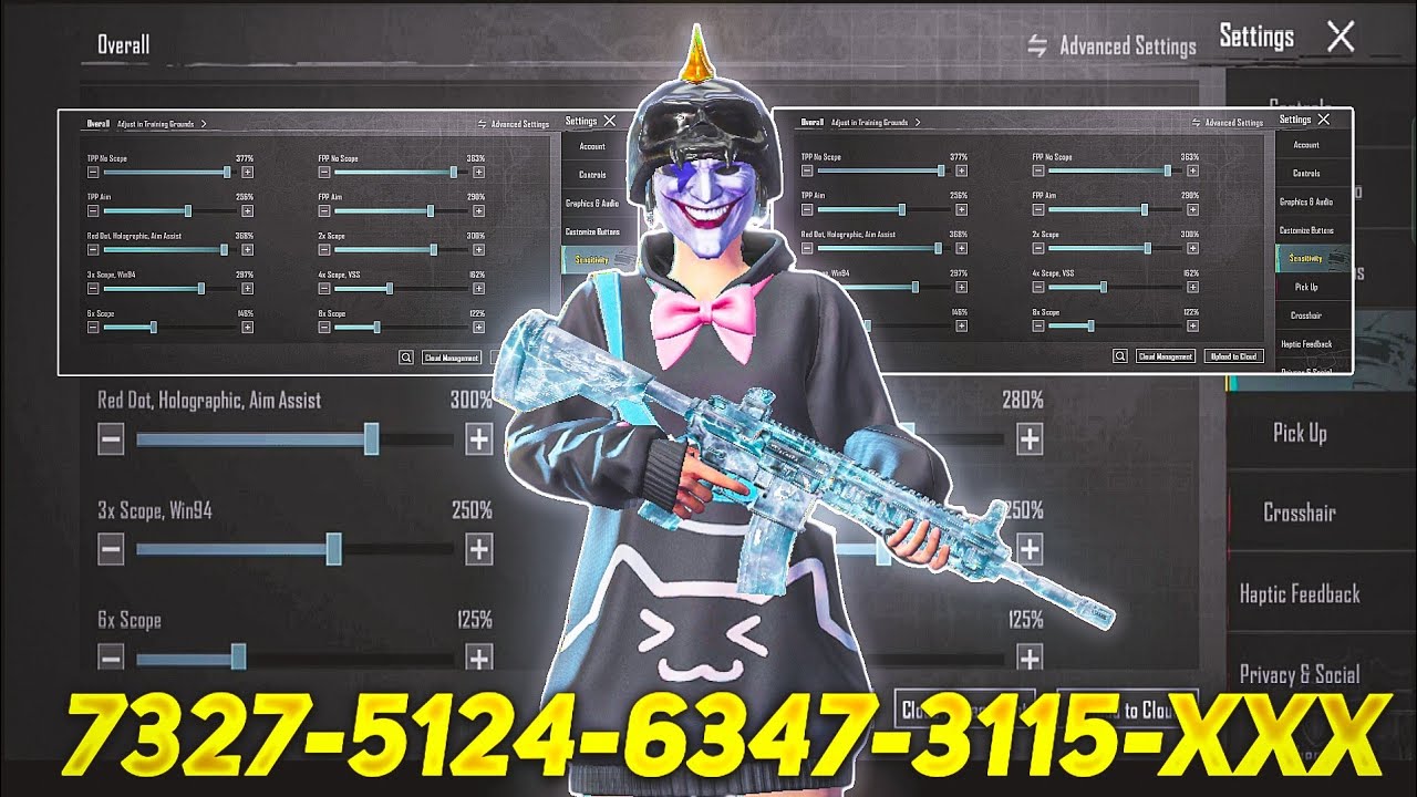 BGMI 2024 BEST 🔥 SENSITIVITY SETTINGS | BGMI ZERO RECOIL SENSITIVITY ...