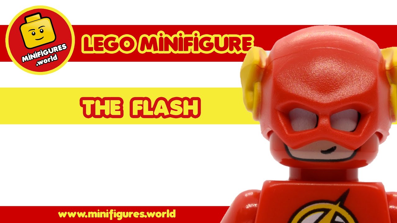 🔌 LEGO minifigure: The Flash (sh0246) 🔌 [SUPER HERO] - YouTube