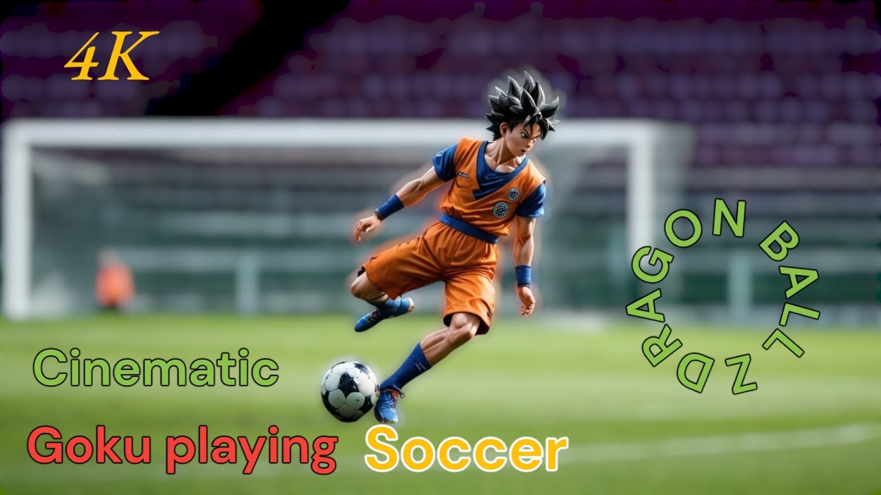 Goku Playing soccer | 4k HD cinematic | Dragon ball Z - YouTube