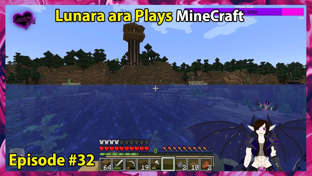 Lunara ara Plays MineCraft Episode - 32 ( Building A Lighthouse ) - YouTube
