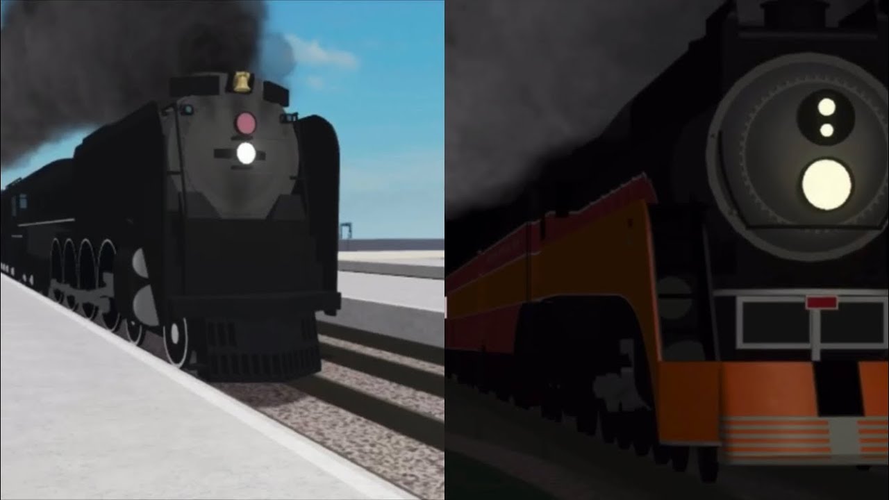 CHASING PACIFIC TRAINS 844/4449 (ROBLOX Rails Unlimited) - YouTube