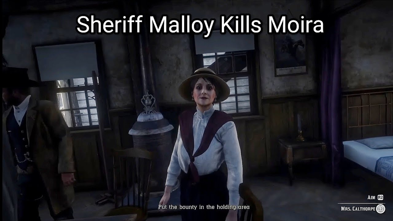 Arthur finds Out The Secret Affair of Sheriff Malloy - Red Dead Redemption 2 - YouTube