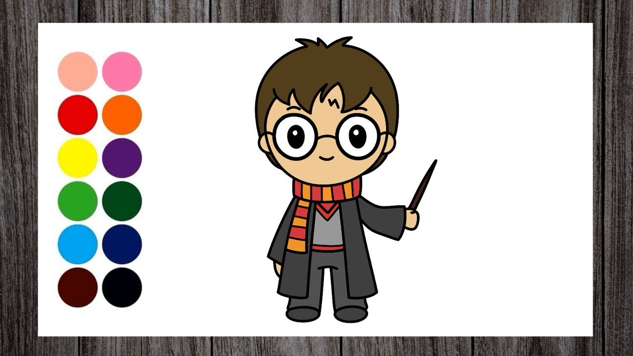 How to Draw Harry Potter Easy step by step | Harry Potter drawing and ...