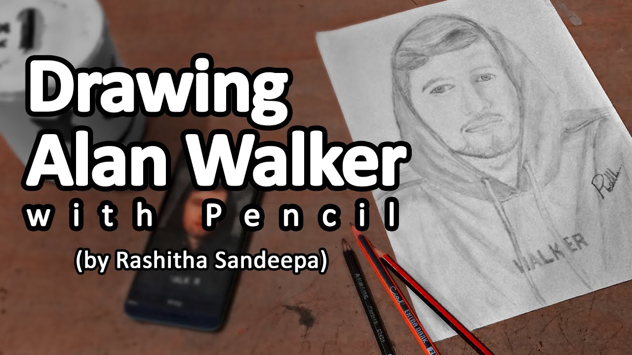 Drawing Alan Walker with the pencil from Rashitha Sandeep (Picass ...