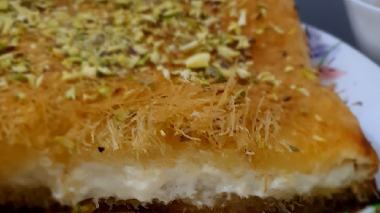 Ramadan quick ideas kunafa.How to make kunafa. Recipe of kunafa. Middle ...