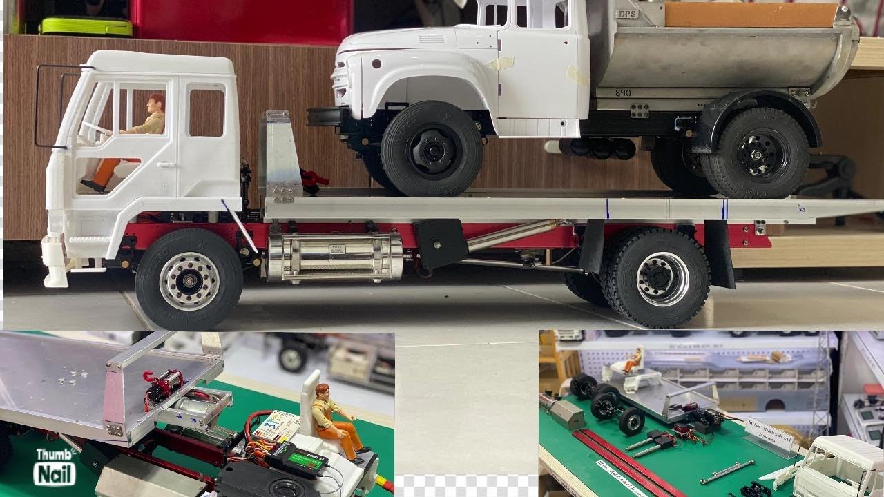 MITSUBISHI FUSO RC TRUCK RESCUE CUSTOM BUILD GUIDE I RC RESCUE TRUCKS I RC SON - YouTube