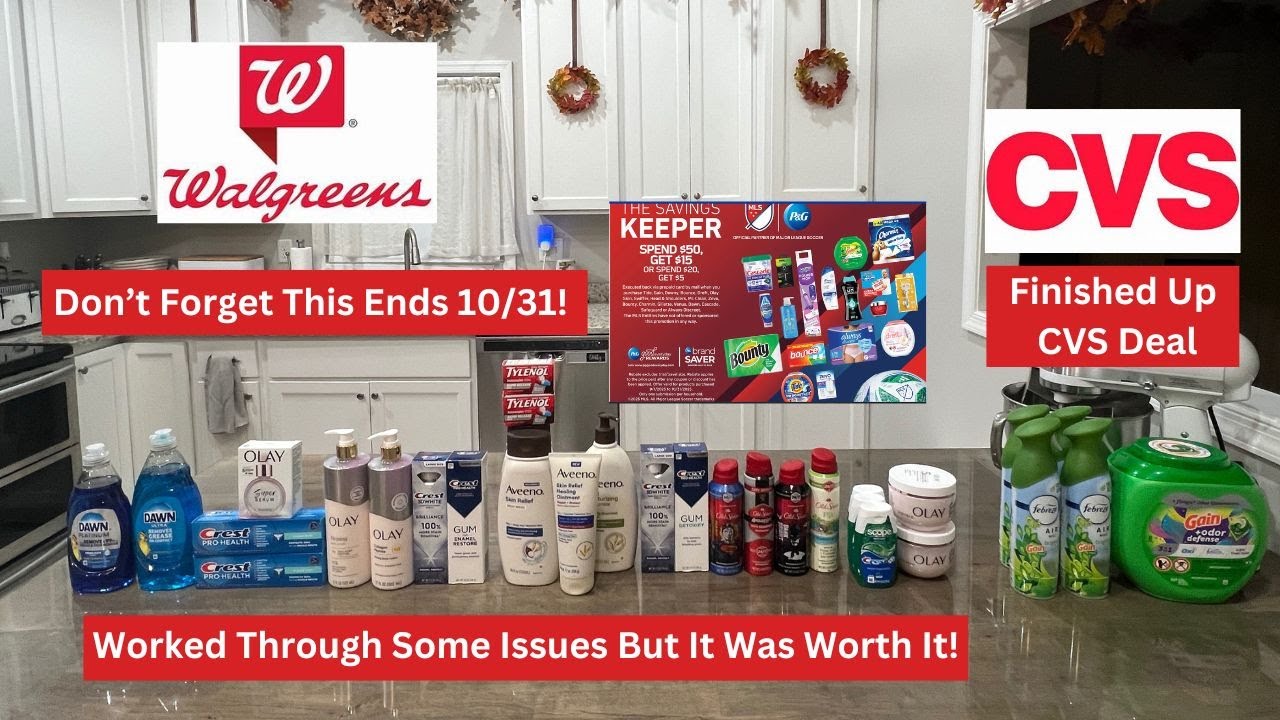 Walgreens Haul! Great P&G Deals! - YouTube