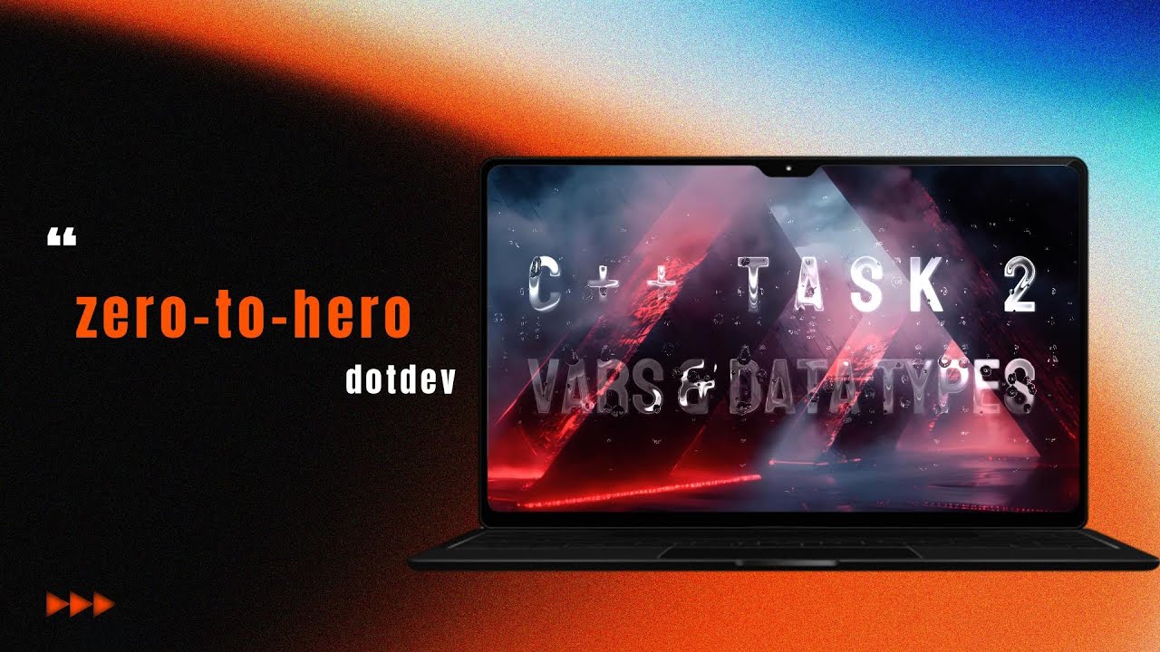 C++ task 2 vars and data types Full video - YouTube